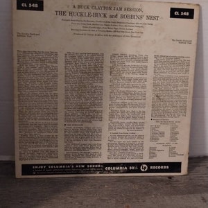 Buck Clayton Huckle-buck & Robbins Nest CL 548 Columbia 1953 Vinyl ...