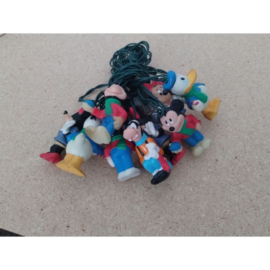 Disney Rubber Figures String of Lights - Etsy