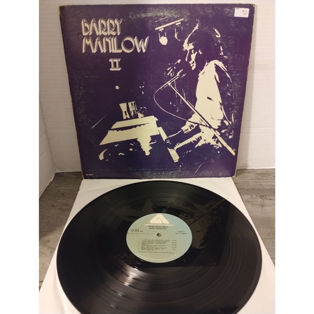 Barry Manilow II Vinyl LP Arista AL 4016 Mandy Its A Miracle - Etsy