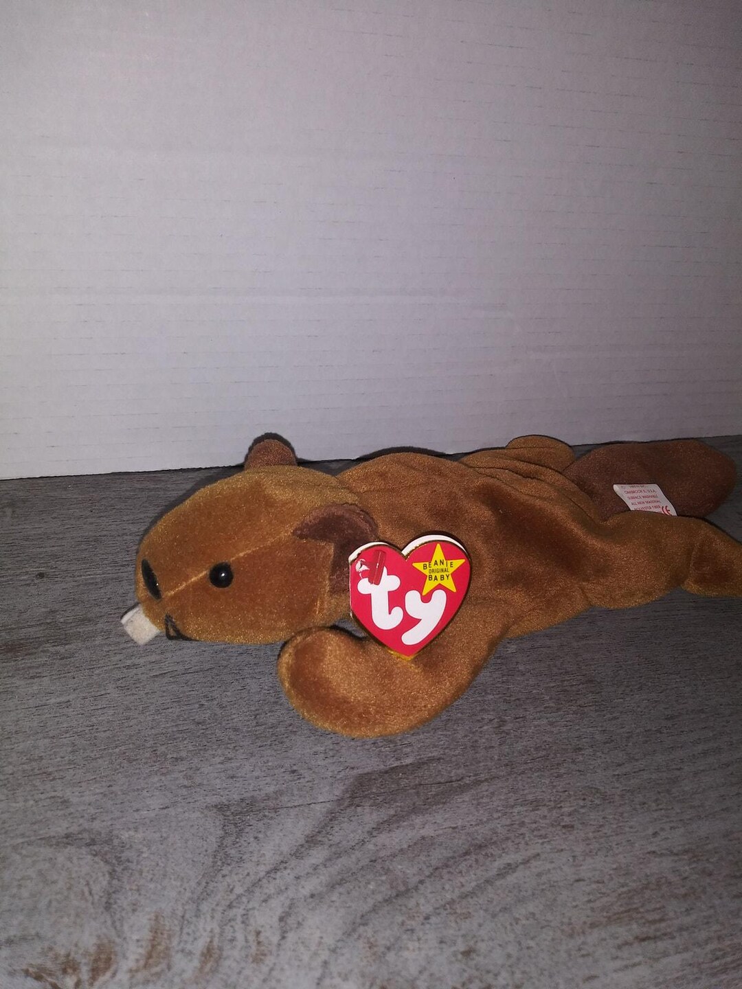 TY Beanie Baby BUCKY the Beaver 1995 - Etsy