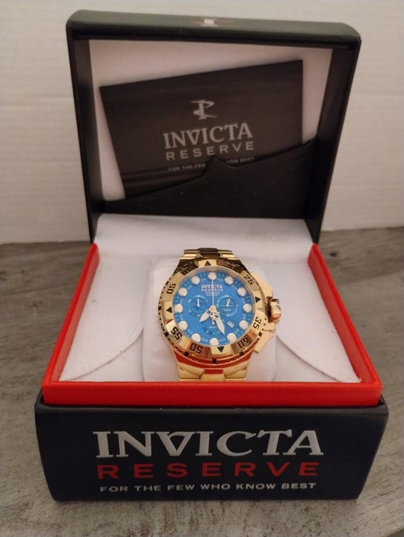 Invicta Reserve Model No. 17577 With Original Box And… - Gem