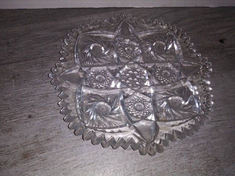 7" Early American Pattern Glass EAPG Dish - Etsy