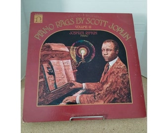 Joshua Rifkin - Piano Rags by Scott Joplin: Volumes I & II - Vintage Vinyl 2-LP Record Album ...