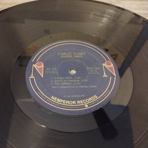 Stanley Clarke School Days 1976 Nemperor Records NE439 Stereo LP Jazz ...