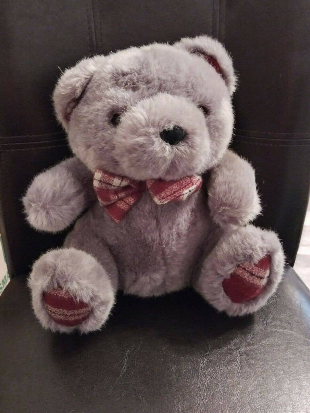 Russ Berrie Plush Deegan Teddy Bear 14" Grey Soft Stuffed Animal - Etsy