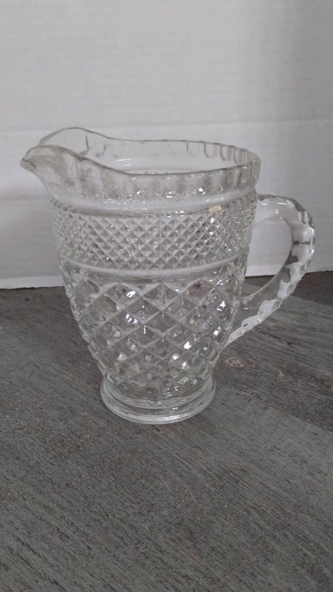 Anchor Hocking Wexford Clear Glass Vintage Beverage Pitcher 5 3/4" - Etsy