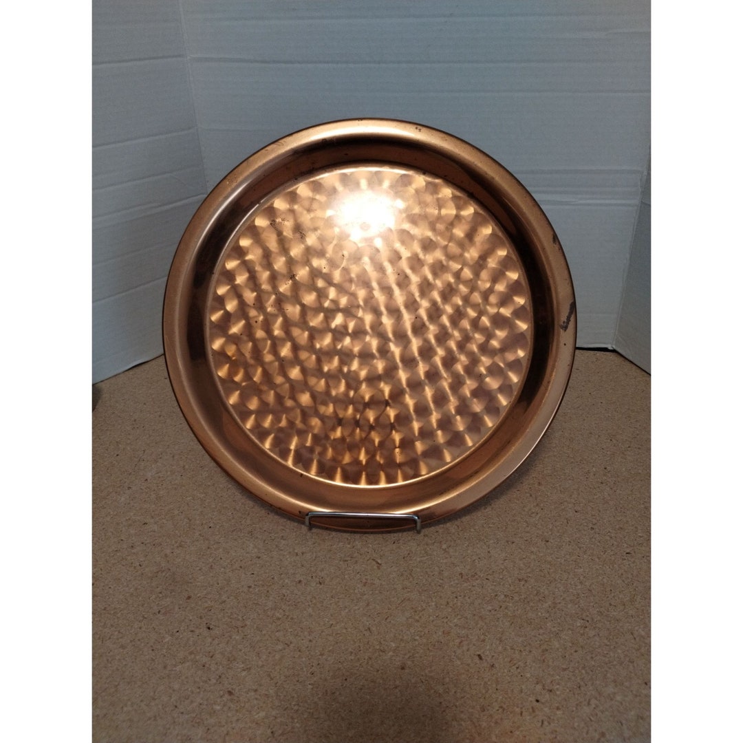 Coppercraft Guild Taunton Massachusetts Copper Serving Tray Platter 12 ...