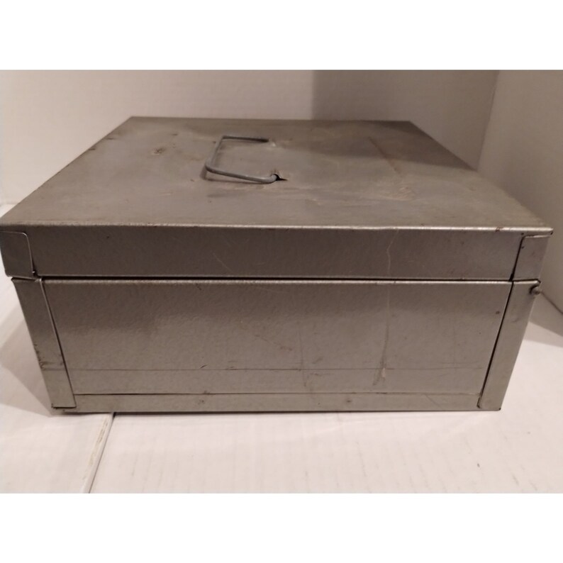 Skotch Kooler PORTA-FILE Metal File Cash Checks Storage Box With Key ...