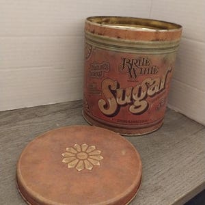 Vintage Fluffy Brand Ballonoff Canister Set Flour Sugar Coffee Nesting ...