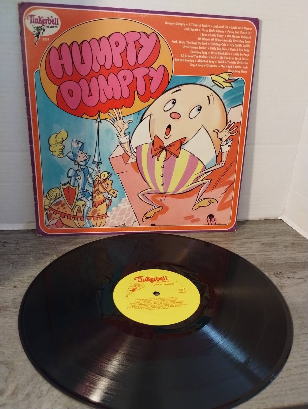 Tinkerbell Records "humpty Dumpty" LP Record 3304 - Etsy