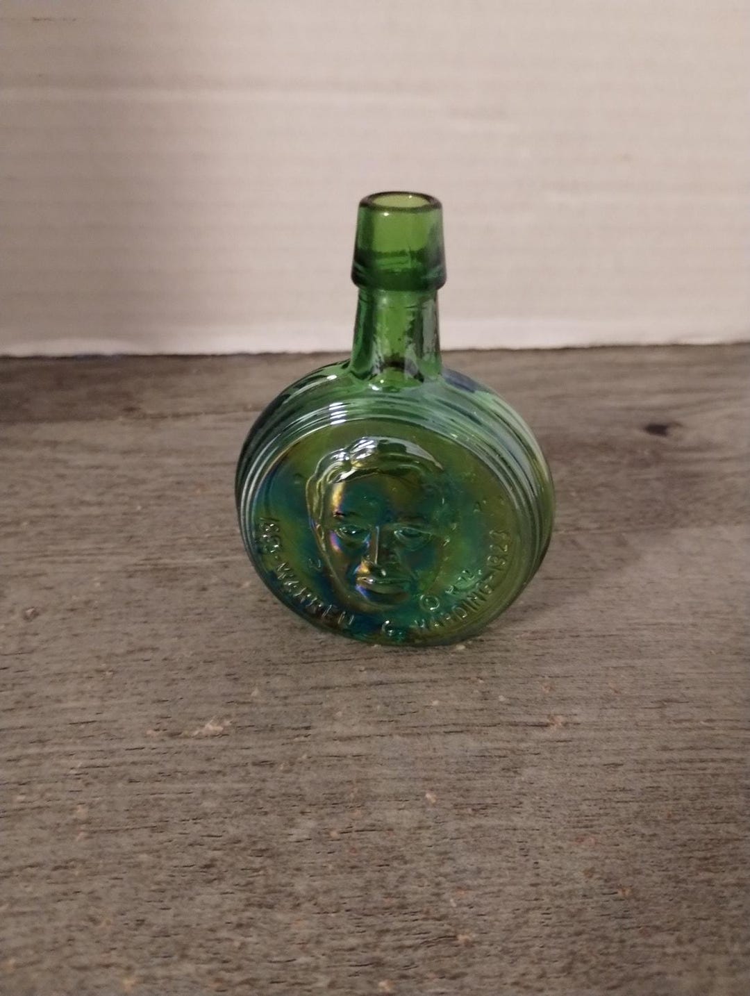 Wheaton Miniature Presidential Glass Bottle 3” Warren G Harding - Etsy