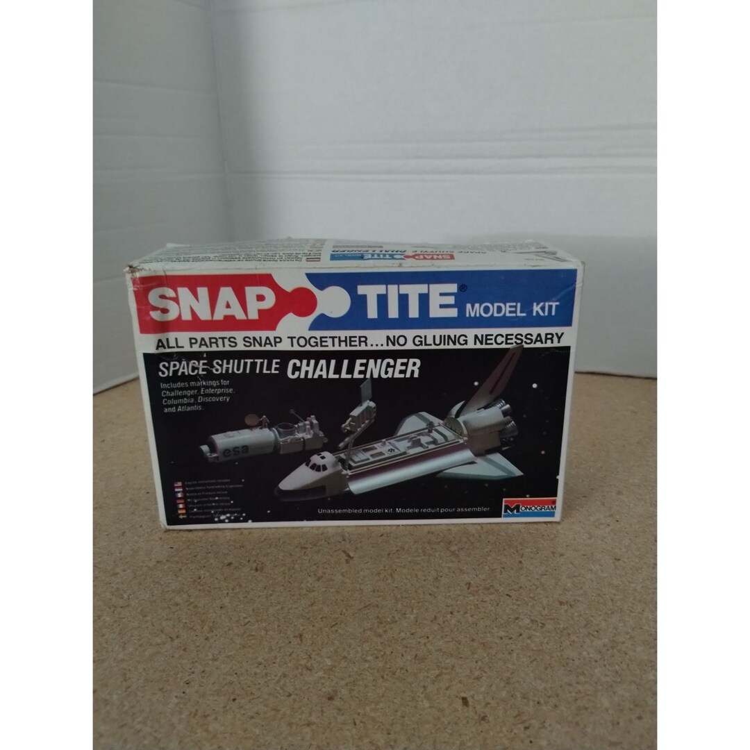 Monogram Space Shuttle Challenger Snap Tite Model Kit 1014 1983 - Etsy