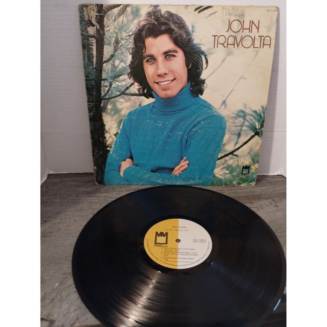 John Travolta Self Titled 1976 Vinyl LP Midland International BKL1-1563 ...