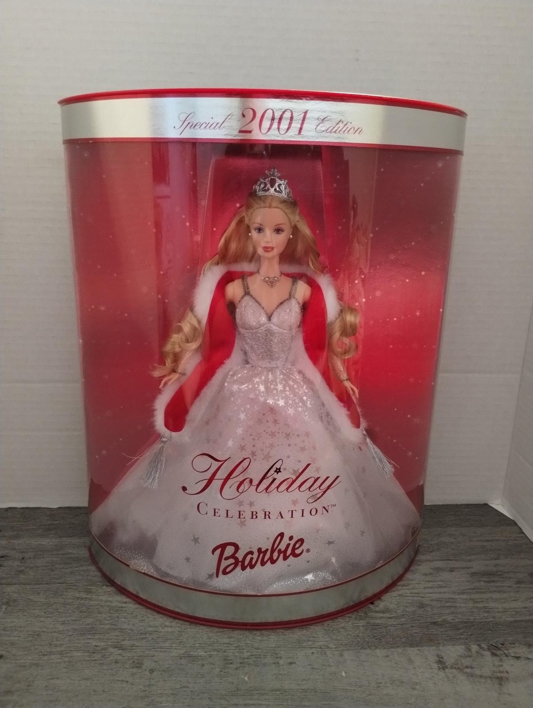 Mattel 50304 Barbie Holiday Celebration Special Edition 2001 White ...