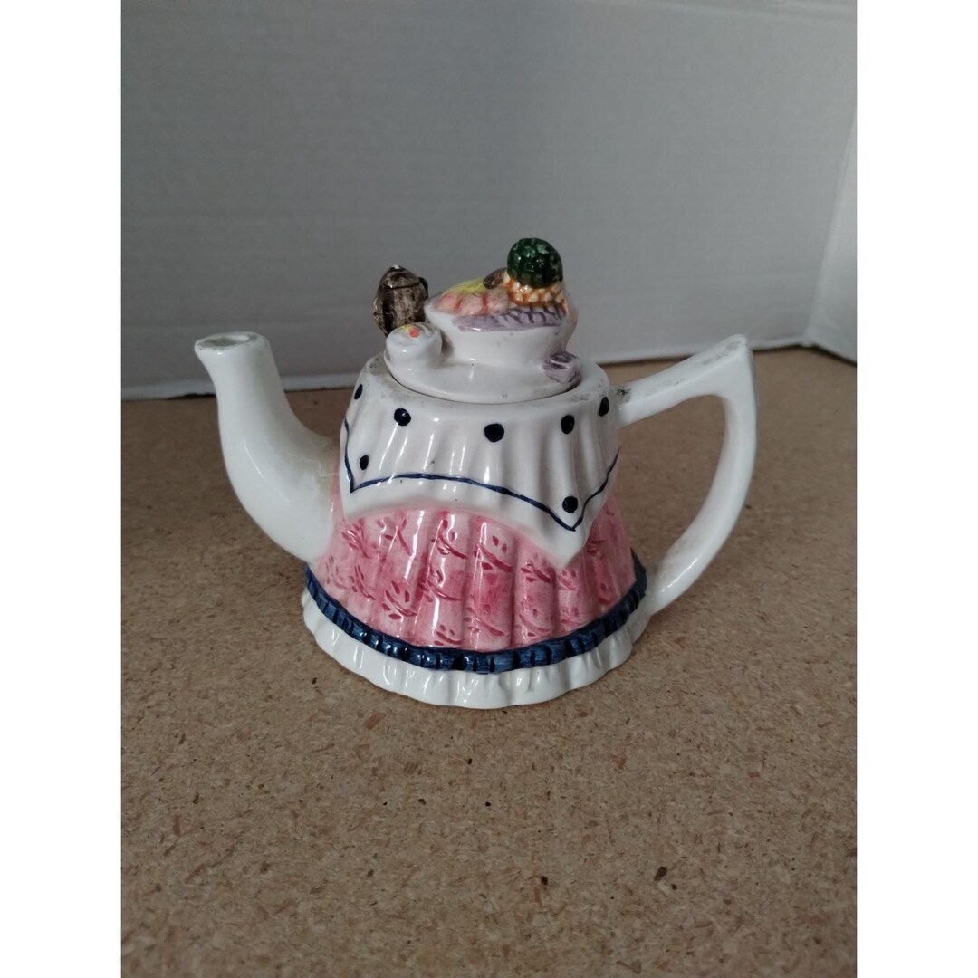 Ceramic Tea-nee Table Mini Teapot Cardinal Inc. 1995 - Etsy