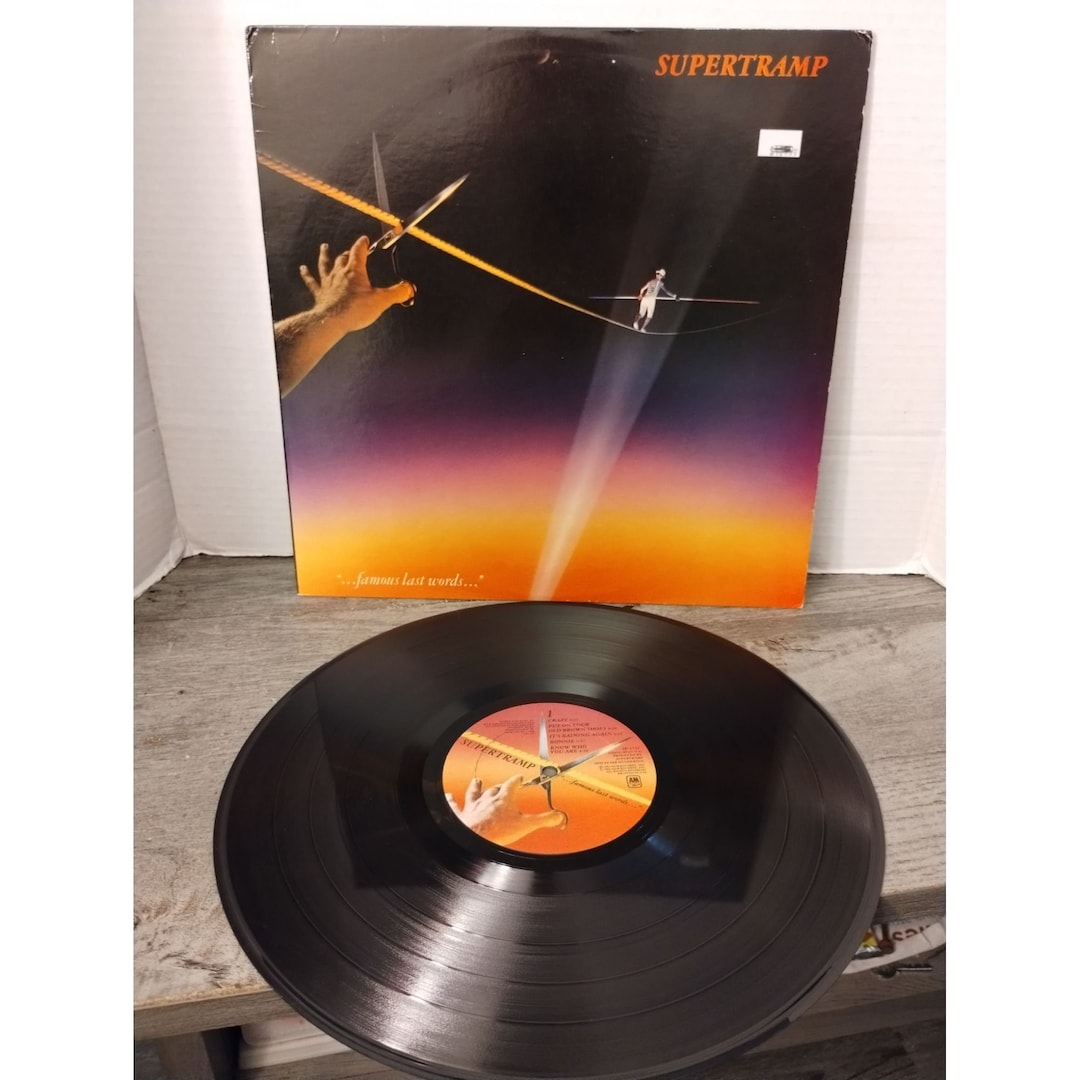1982 Supertramp Famous Last Words LP Vinyl Sp-3732 - Etsy