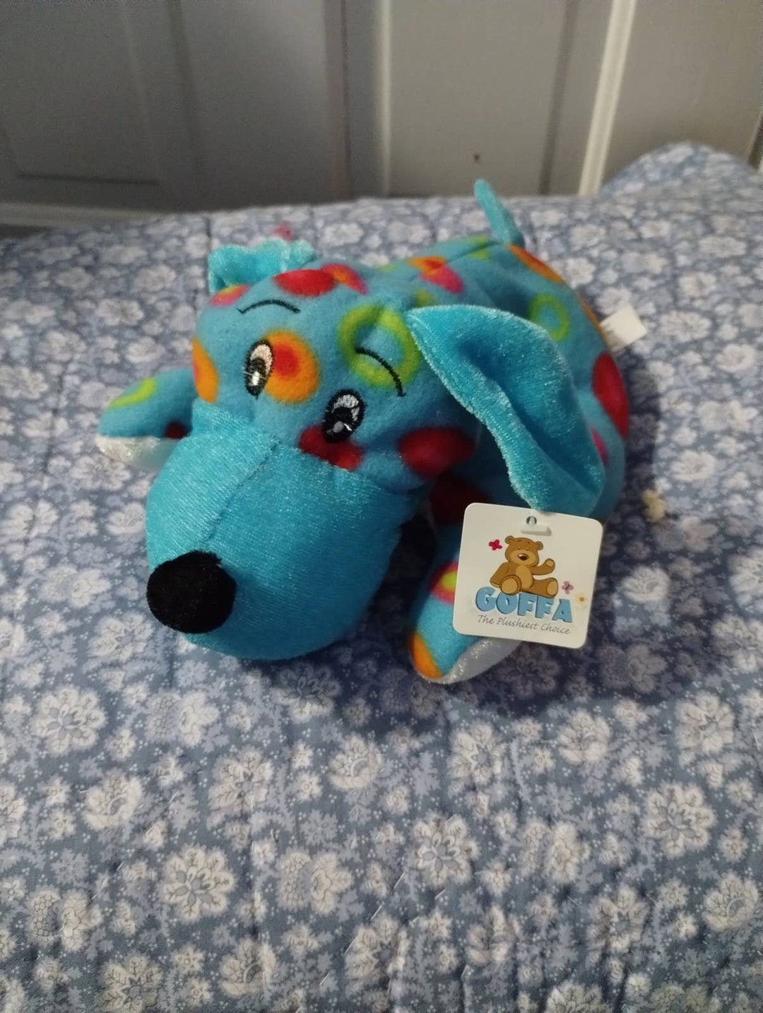 Blue Plush Dog Goffa the Plushiest Choice 9" - Etsy