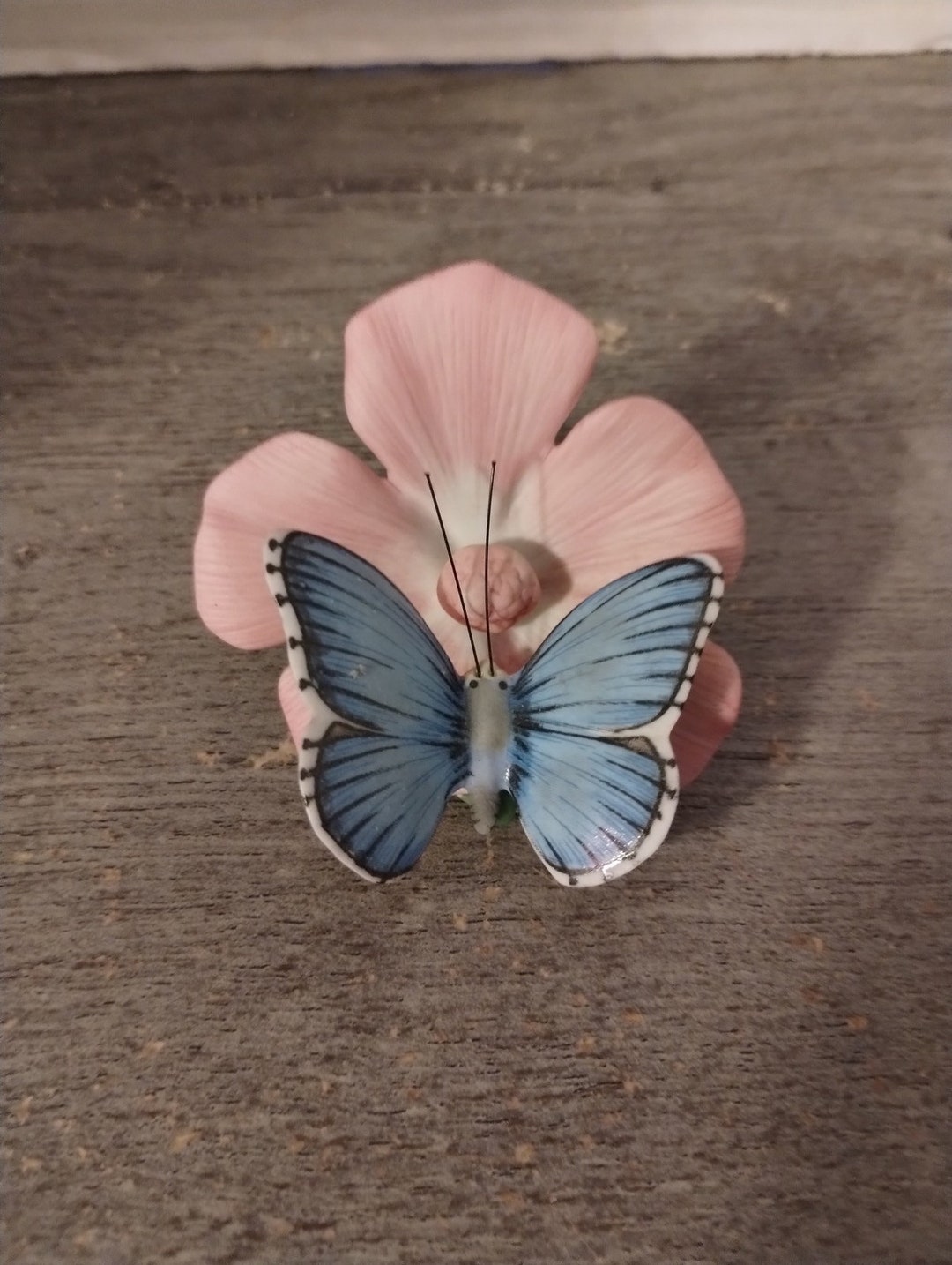 Franklin Mint Butterflies of the World Porcelain Adonis Blue Musk ...