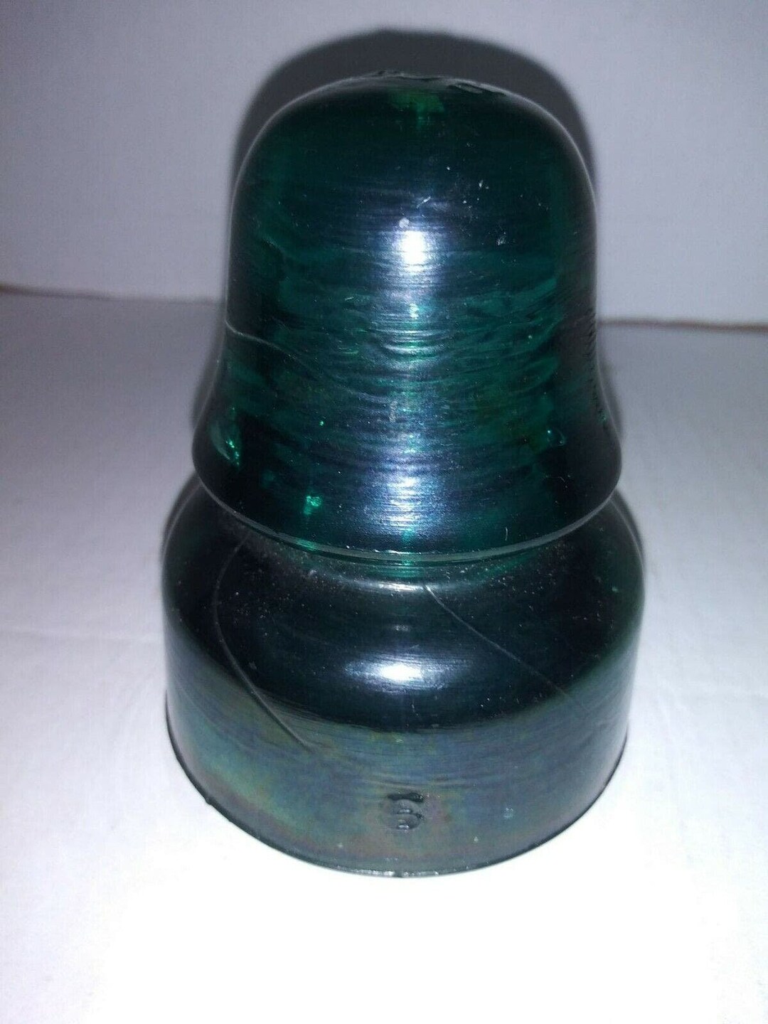 Antique P.R.R. B Green Glass Insulator - Etsy