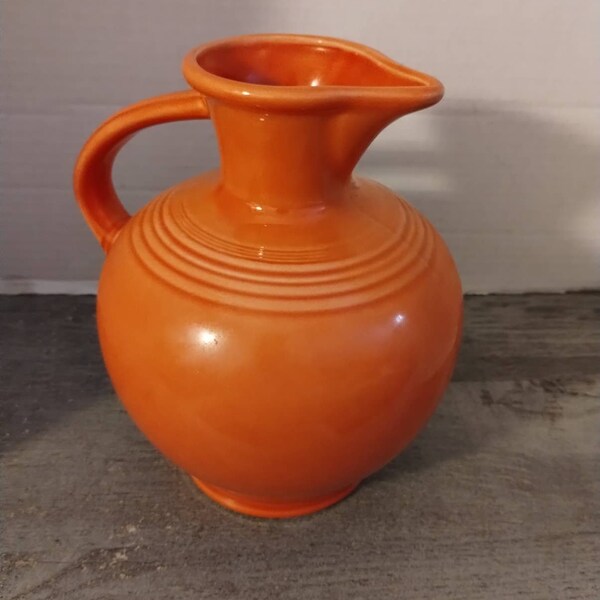 Orange Pitcher - Etsy