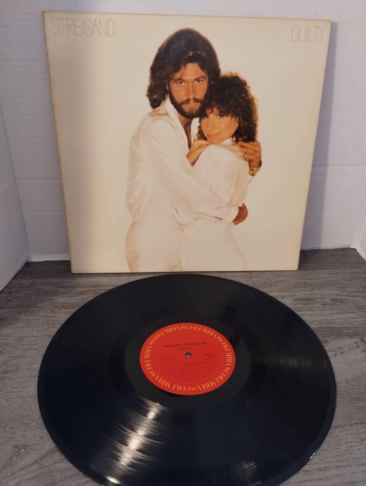 Barbra Streisand Barry Gibb GUILTY Original 1980 Columbia LP - Etsy