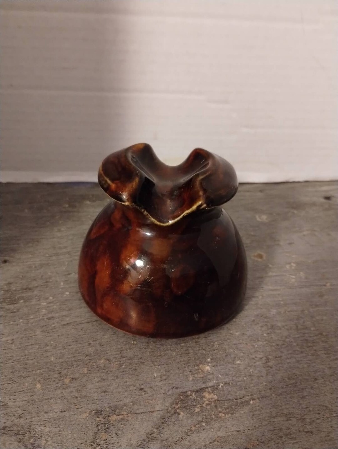 Brown Vintage Thomas Ceramic Porcelain Saddle Insulator - Etsy