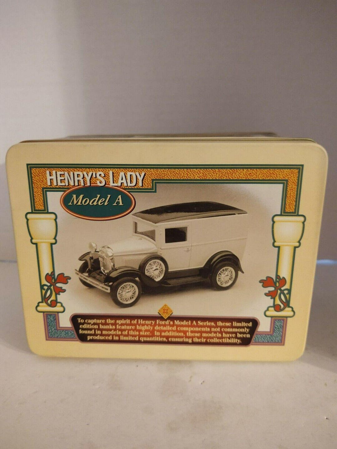 SEARS Henry's Lady Model A Ford Car Diecast BANK in TIN - Etsy