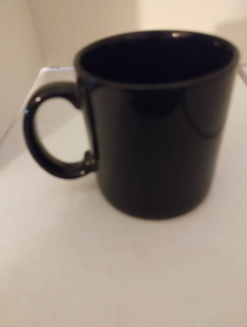 MGM Metro Goldwyn Mayer Black Coffee Mug Lion Logo Dakin VINTAGE 1989 ...