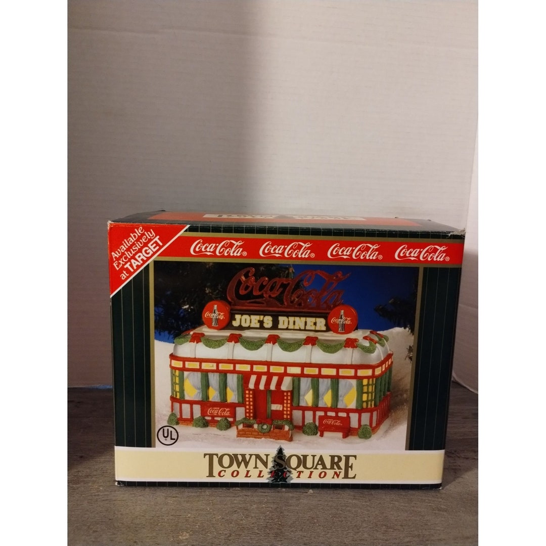Coca Cola Town Square Joe's Diner Target Exclusive Christmas Village ...