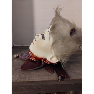 Cats Broadway Musical Vintage Ceramic Jester Mime Clown Head Bust ...