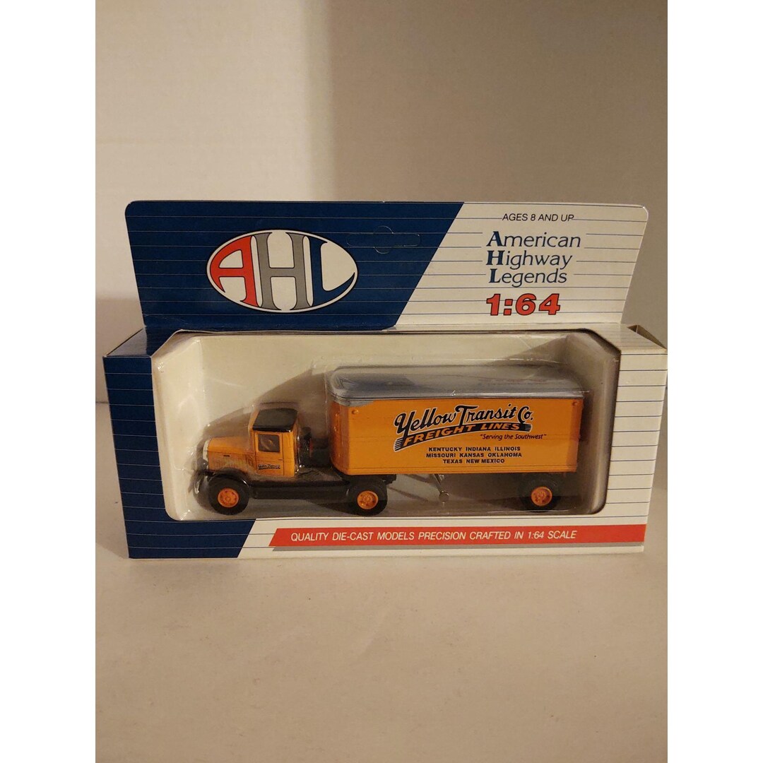 AHL Trucks Mack Model BM YELLOW Transit Co Semi Truck 1:64 - Etsy