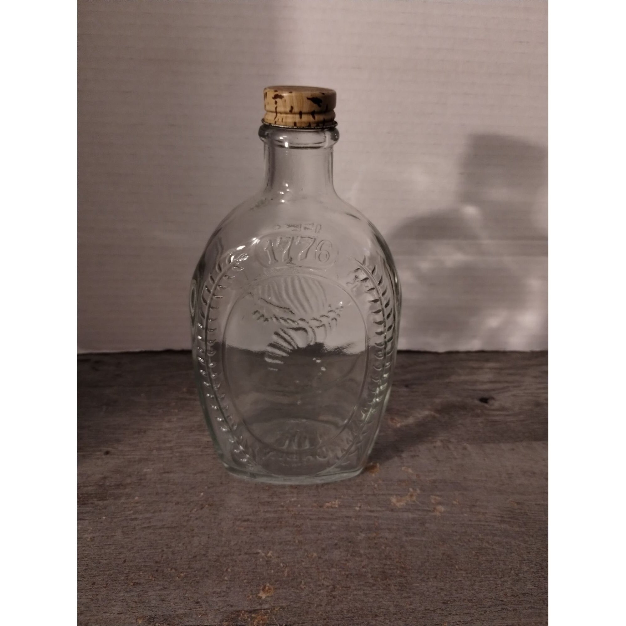LOG CABIN SYRUP Bottle Cornucopia Pumpkin 1776 Clear Glass - Etsy