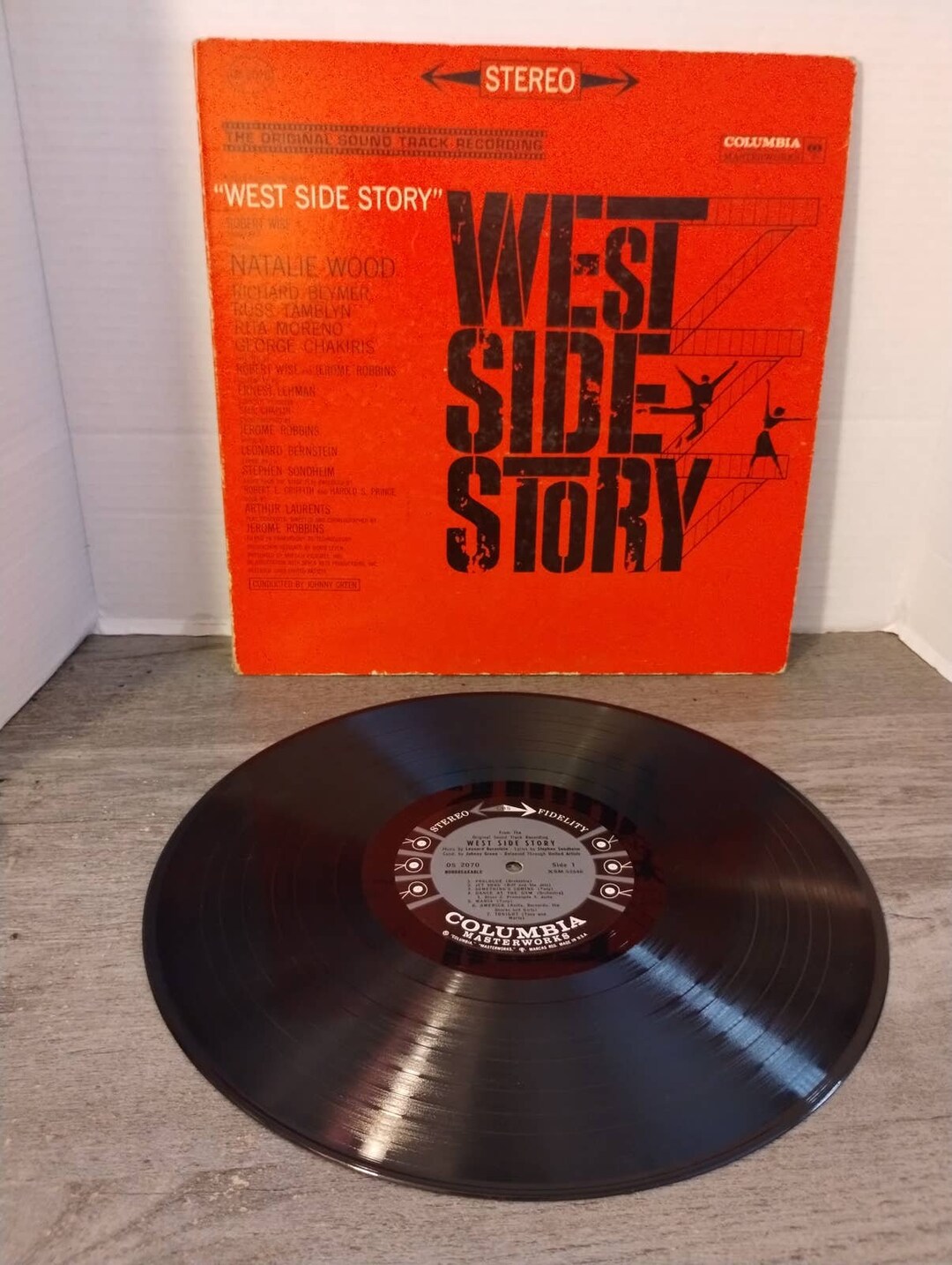 West Side Story Original Soundtrack Vinyl Record LP 1961 Columbia ...
