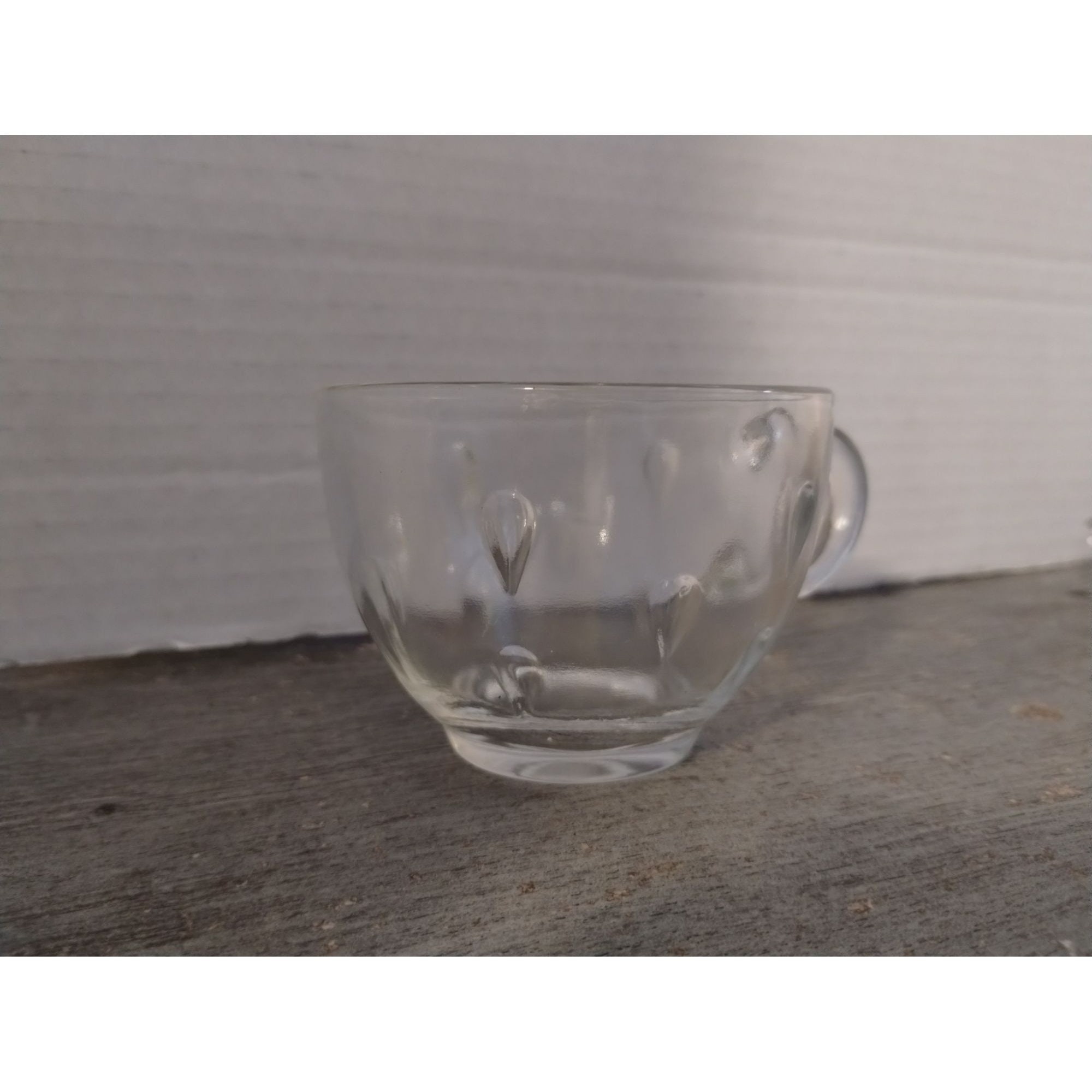 Hazel-atlas Tear Drop Luncheon/snack Trays With Cups Set of 4 - Etsy