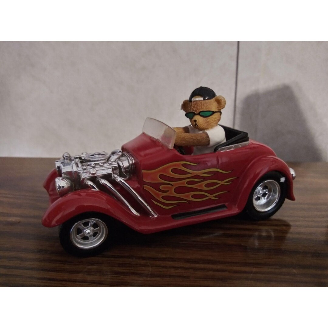 Burnin' Rubber" Hot Rod Fever Collection 0131 Red Convertible Flames 5 ...