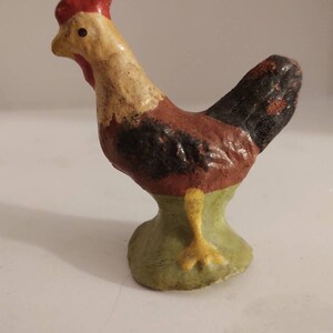 2 1/4" Primitive Rooster Figurine - Etsy