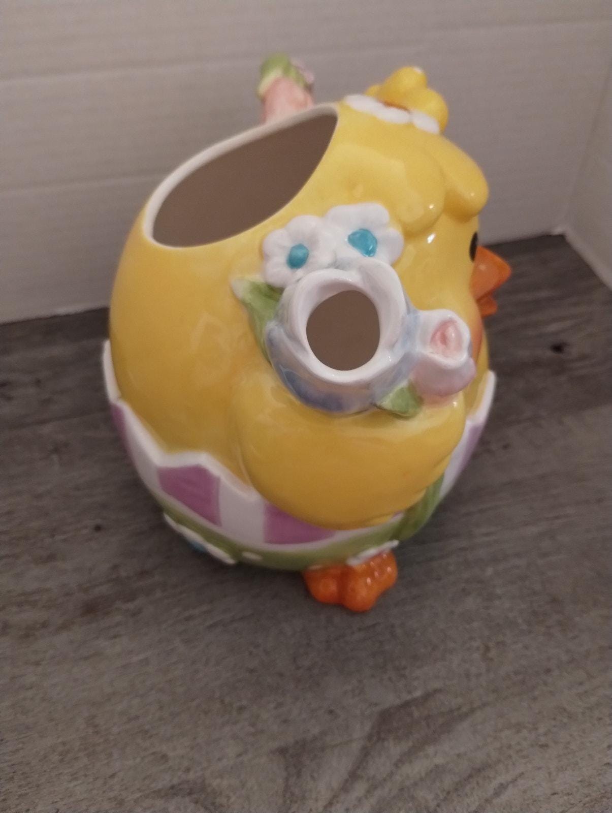 Chang Song Baby Chick in Egg Shell Teapot With Flower Handle - Etsy