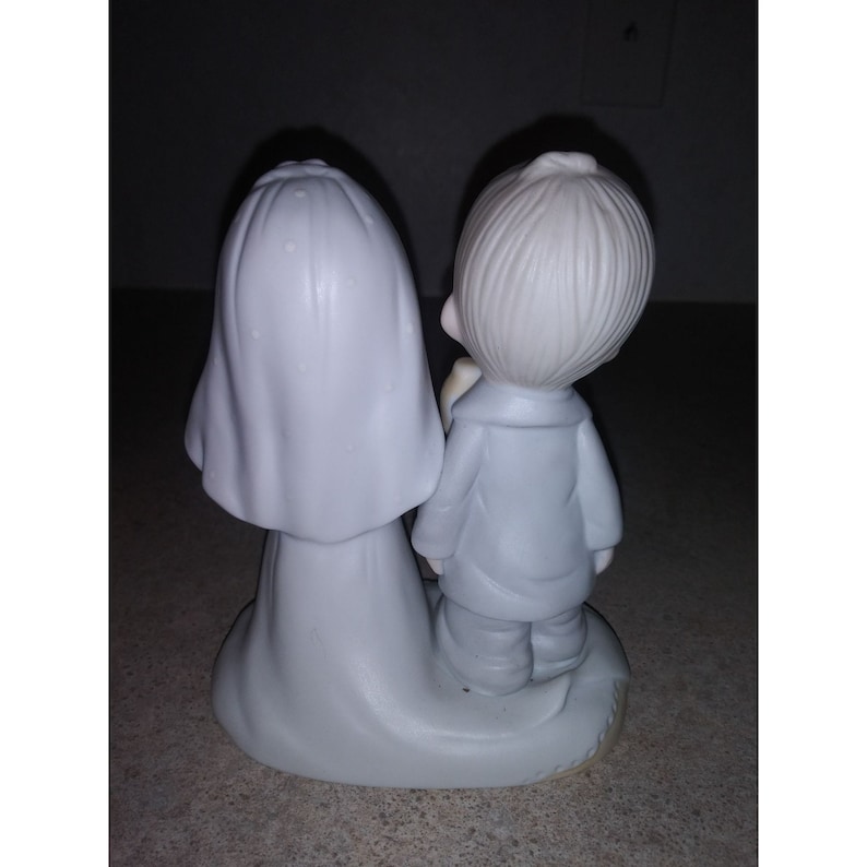 Precious Moments Wedding Figurine Bride & Groom E - 3114 the Lord Bless ...