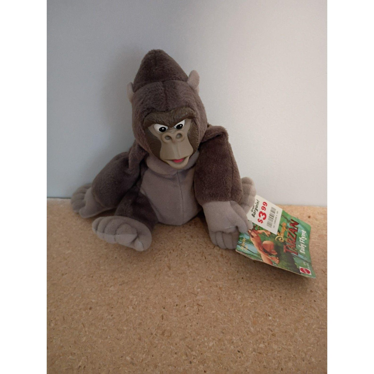 1999 Disney Mattel Tarzan Baby Flynt Plush Bean Bag Vinyl Face - Etsy