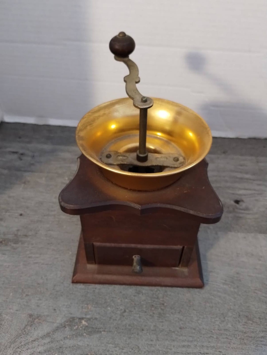 Vintage Wooden Japan Coffee Grinder - Etsy