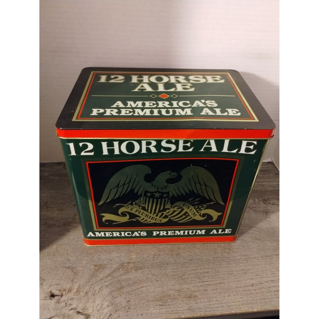 12 Horse Ale From Genesee America's Premium Ale Vintage Collectable Tin ...