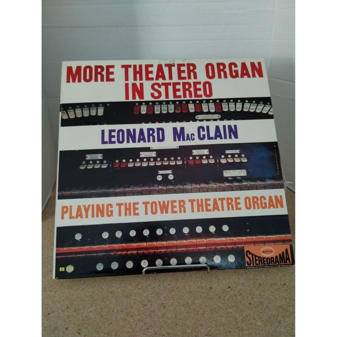 Leonard Macclain More Theater Organ in Stereo BN555 LP - Etsy