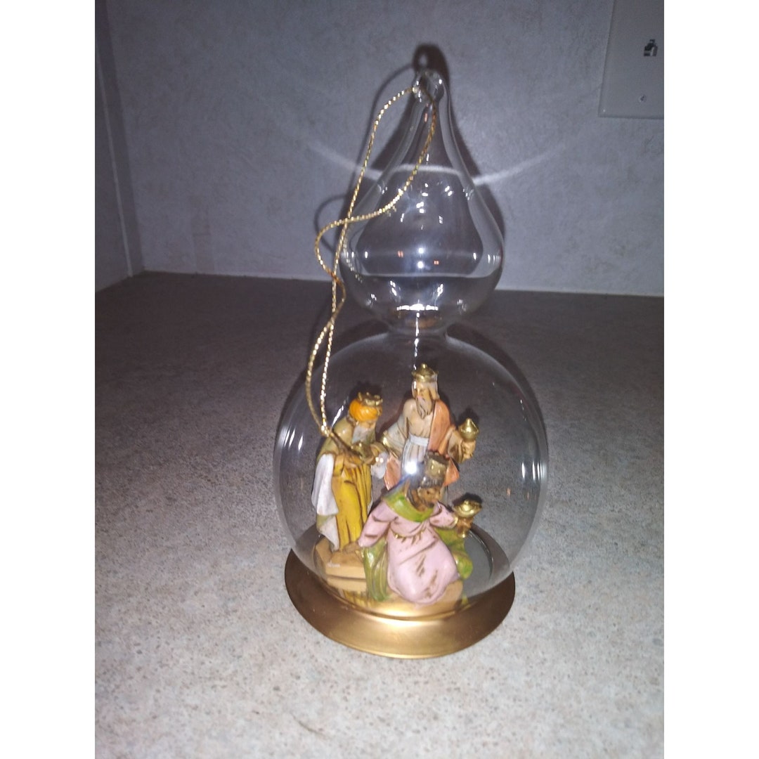 Fontanini Simonell 1992 Blown Glass Christmas Ornament Three Kings - Etsy