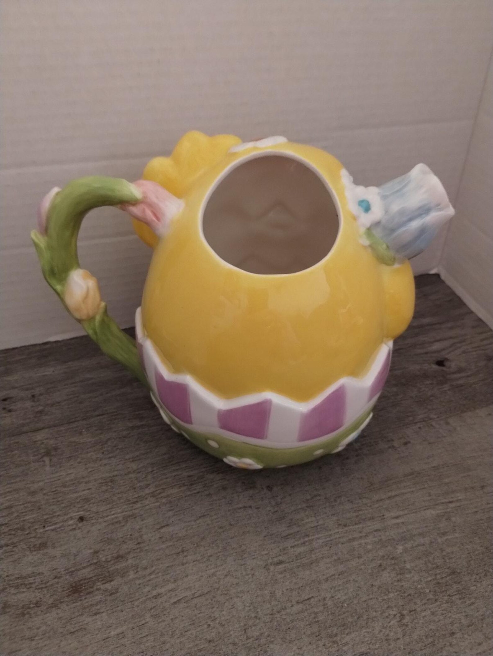 Chang Song Baby Chick in Egg Shell Teapot With Flower Handle - Etsy