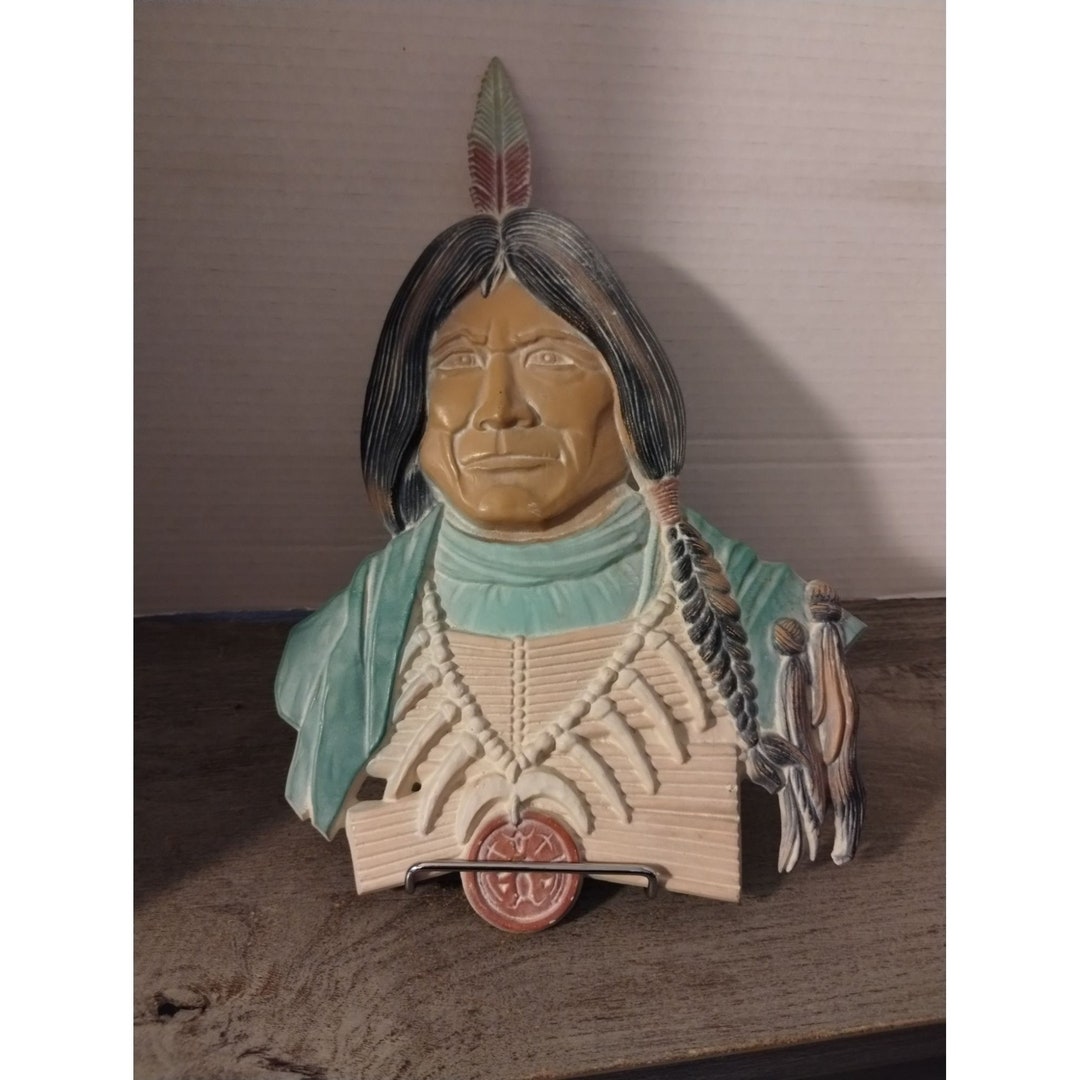 1970's Sexton Native American Indian Metal Wall Hanging 13" - Etsy