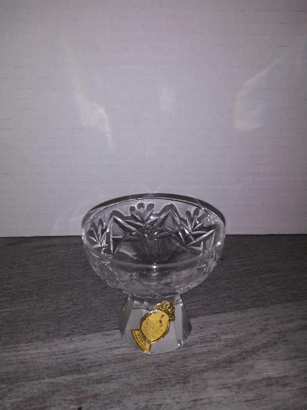 World's Finest Vintage Imperlux Genuine Handcut Lead Crystal Small Wine ...