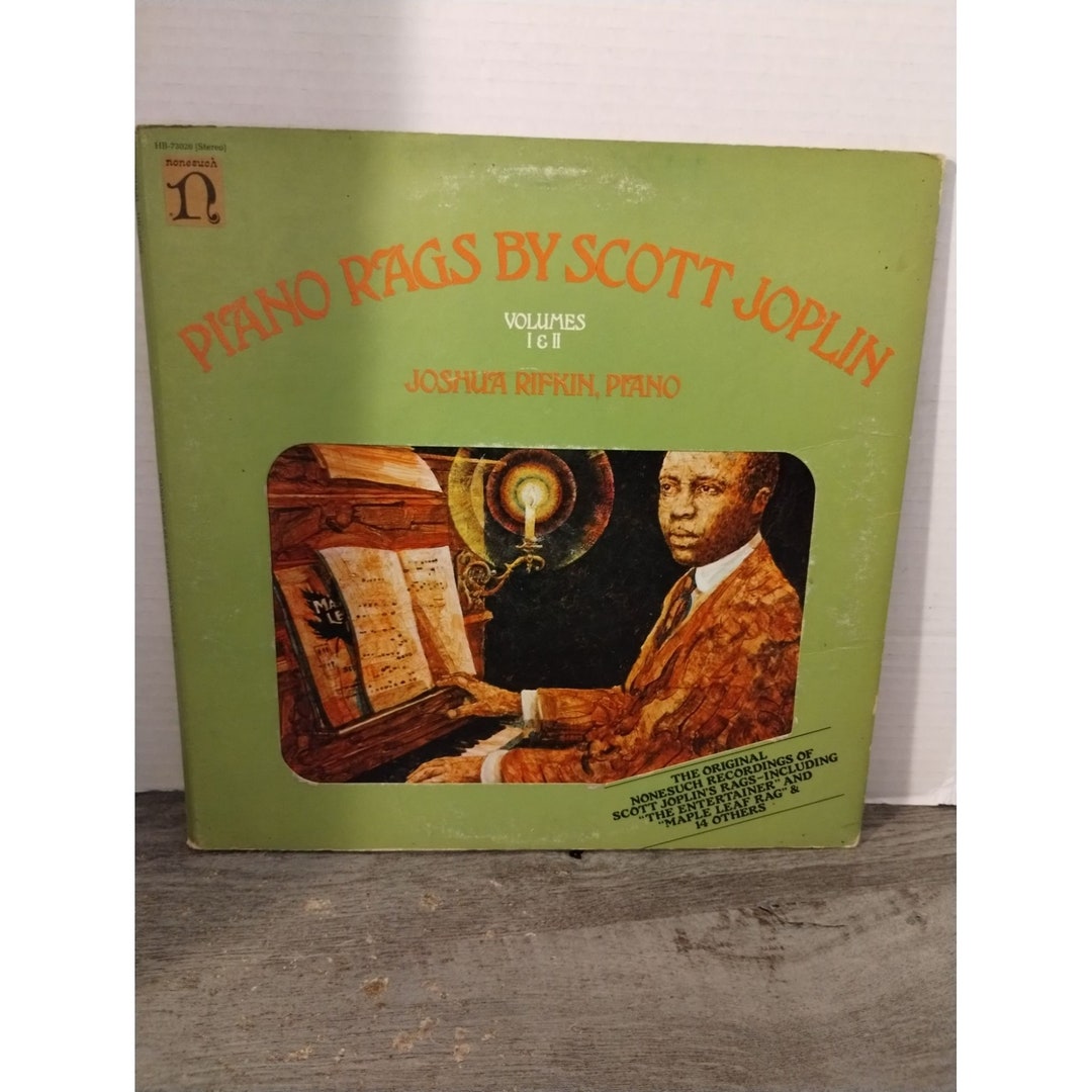 Scott Joplin Joshua Rifkin Piano Rags Vol 1 & II Vinyl LP Nonesuch HB-73026 - Etsy