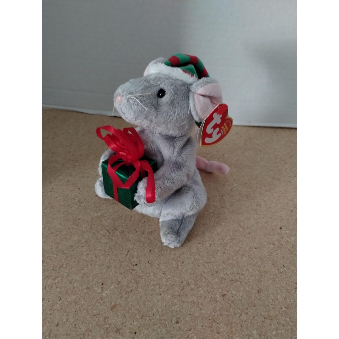 Ty Beanie Baby Tiny Tim Mouse Internet Exclusive 2004 Christmas - Etsy