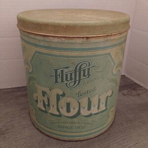 Vintage Fluffy Brand Ballonoff Canister Set Flour Sugar Coffee Nesting ...