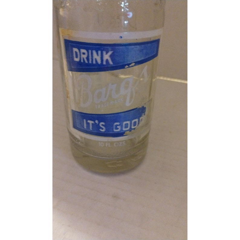 1967 Barq’s Root Beer 10 Oz Empty Embossed Soda Bottle - Etsy